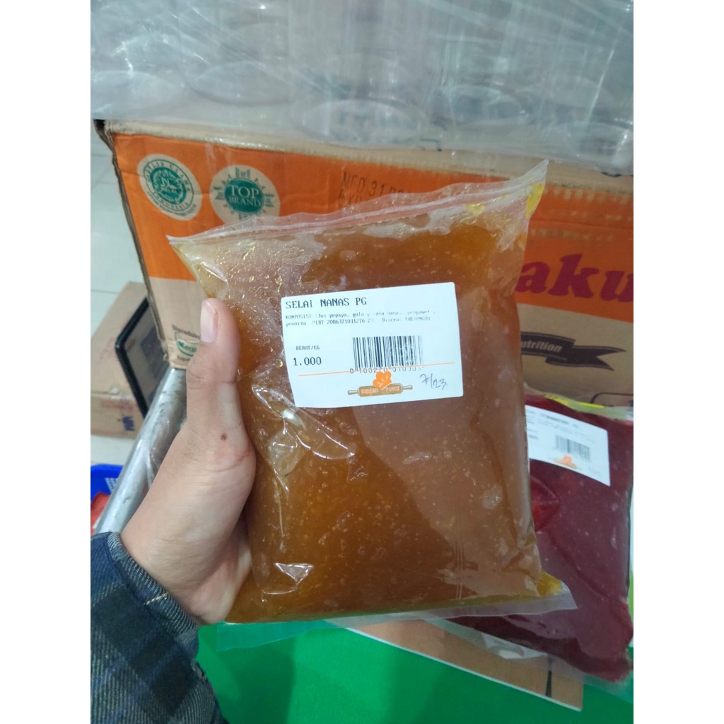 Jual PIGO SELAI NANAS DAN STRAWBERRY TIMBANG 1 KG | Shopee Indonesia
