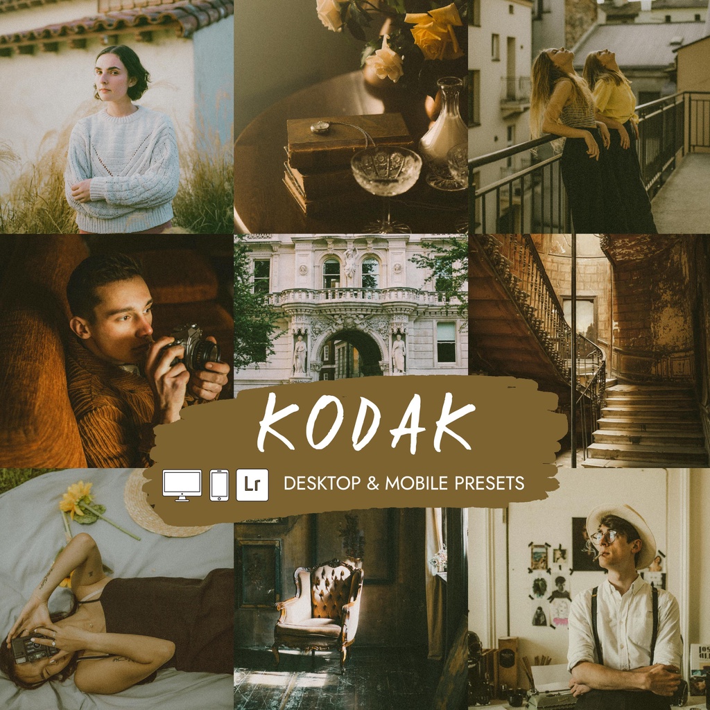 Jual Preset Lightroom Premium - 10 Kodak + LUTs | Shopee Indonesia