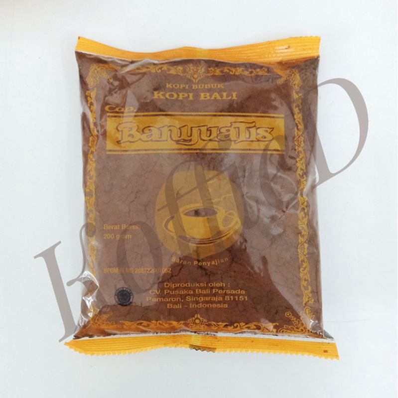Jual Kopi Bubuk Kopi Bali 100% Asli Buleleng Kopi BANYUATIS 200g ...