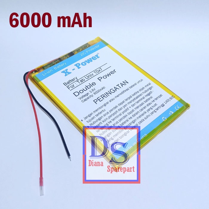 Jual Baterai Tab Mito Cross Advan 10x7 Batu Battery Batre Tanam Double Power | Shopee Indonesia