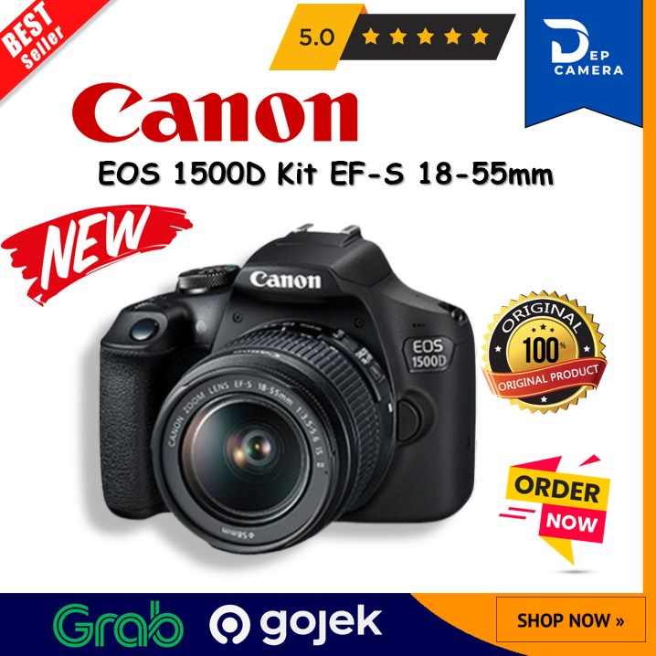 Jual Canon EOS 1500D Kit EF-S 18-55mm II | Shopee Indonesia