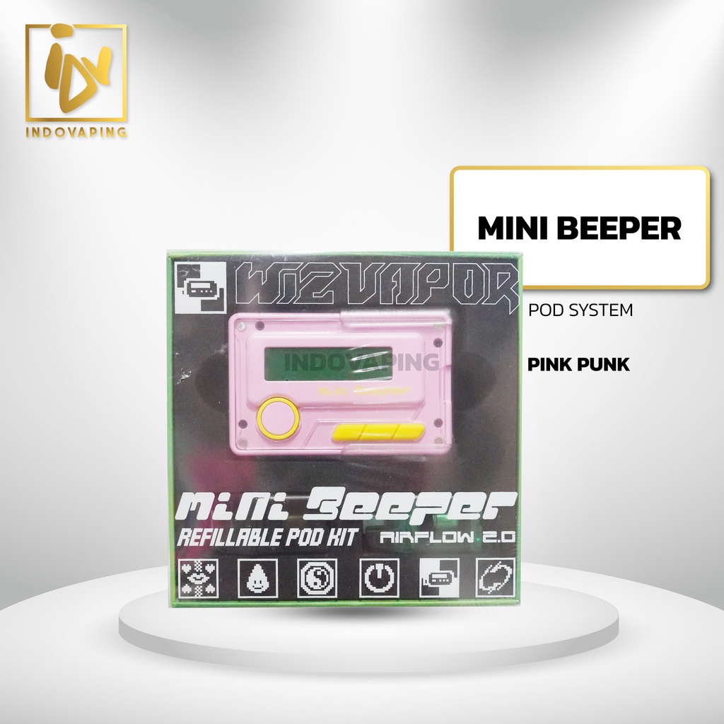 Jual Pod Vapor Vape- Mini Beeper Pod Kit 1200mAh Authentic By WizVapor | Shopee Indonesia