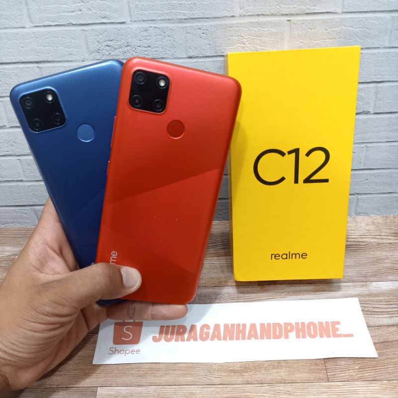 Jual Realme C12 Ram 3GB Internal 32GB 3/32 Hp Second Seken Bekas ...