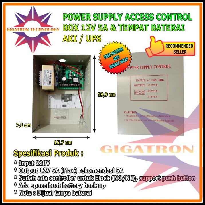 Jual Backup Box Power Supply Access Control 5a 12v Psu 5a Box Psu 12v