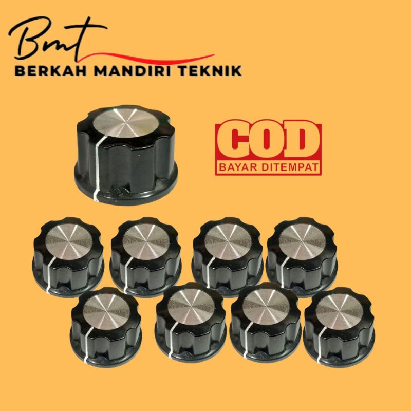 Jual Knob Potensio Bakelit Potensio Baut MF-A03 27mm For Mesin Las ...