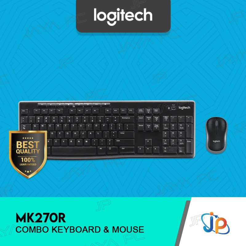 Jual Logitech Combo Wireless Keyboard And Mouse Mk270r Shopee Indonesia