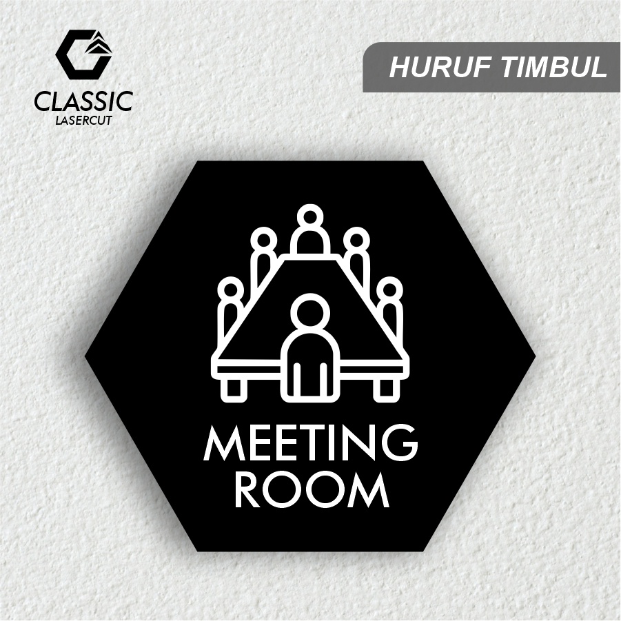 Jual Sign Meeting Room / Penanda Ruangan Meeting Room / Sign Board ...