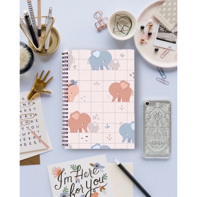 Jual notebook spiral buku tulis jurnal sekolah ukuran a5 isi 100 ...