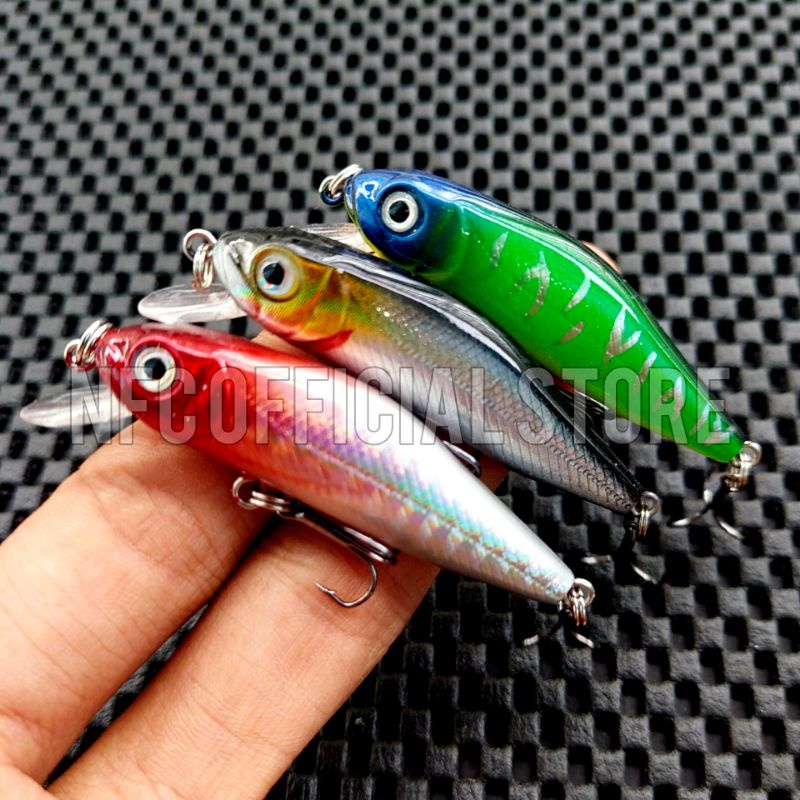 Jual Lure minnow Floating 6cm / 4,5gr dengan Action dan warna KILLER ...