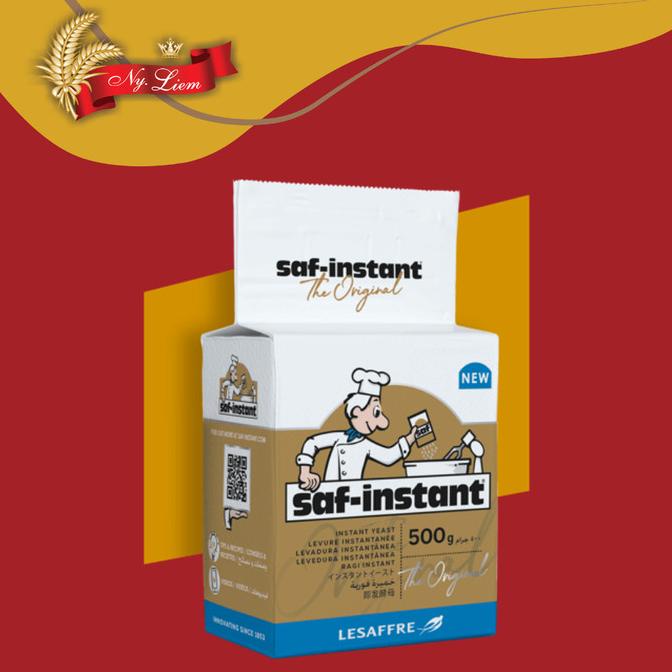 Jual SAF-INSTANT Gold Instant Dry Yeast / Ragi Instan 500 gram Ready ...