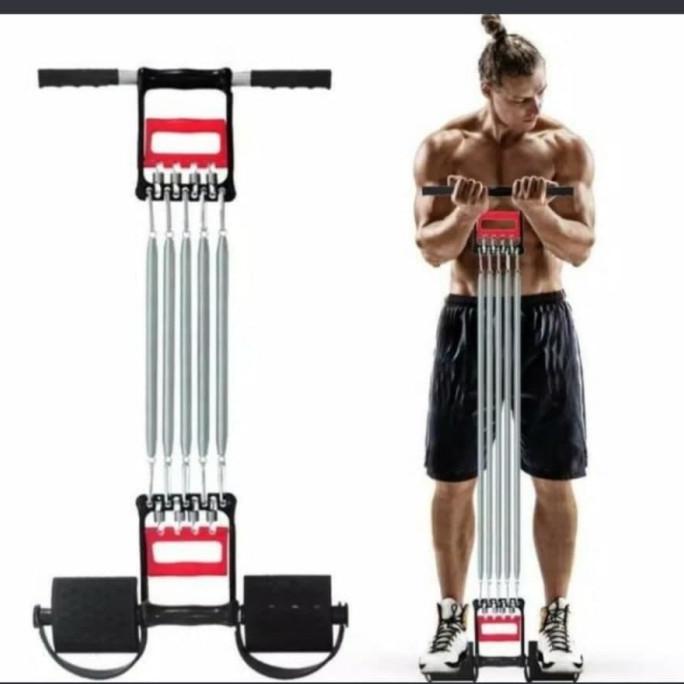 Jual Chest Expander + Tummy Trimmer Body Building And Handgrip Alat ...