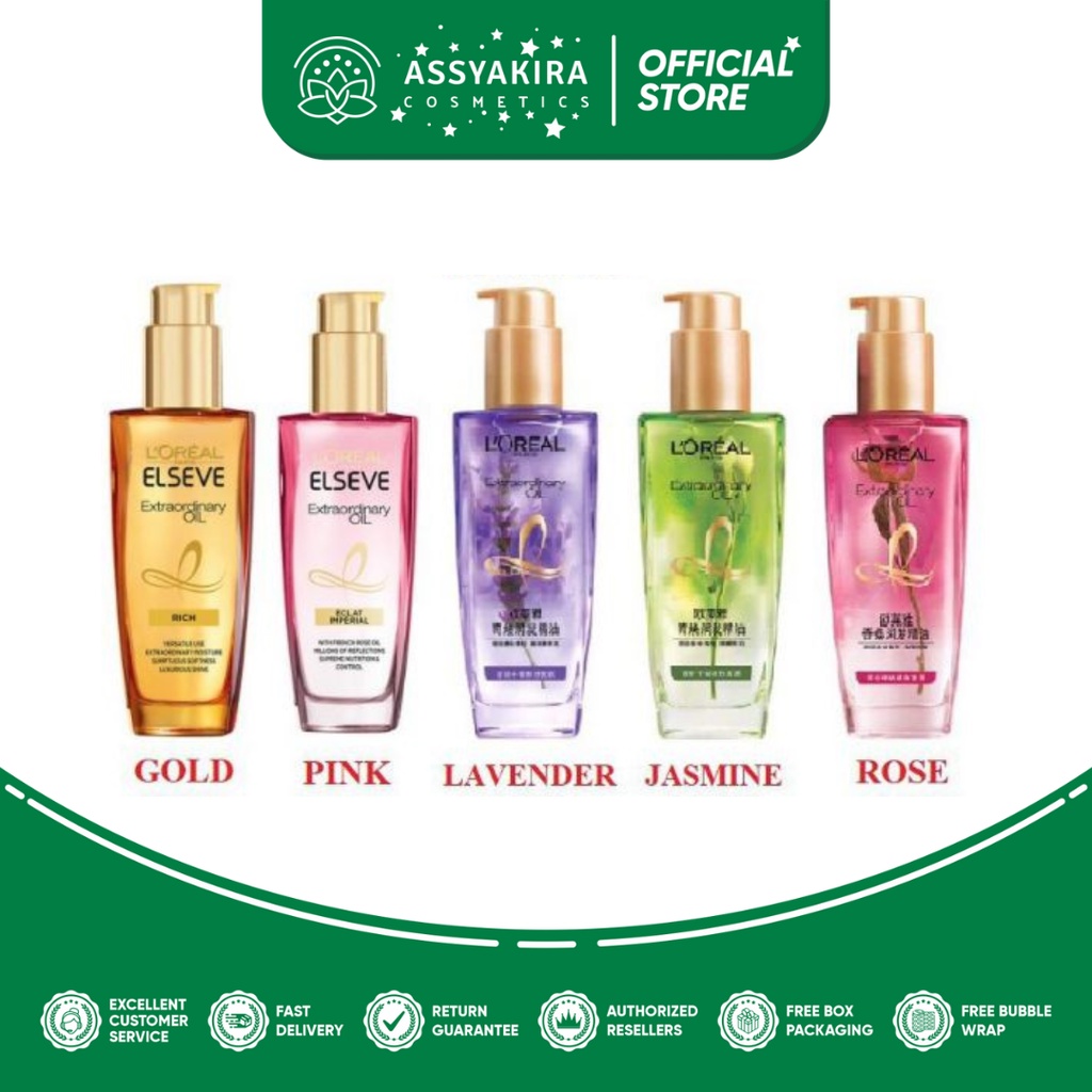 Jual L'Oreal Paris Extraordinary Oil Hair Serum 100ml | Shopee Indonesia