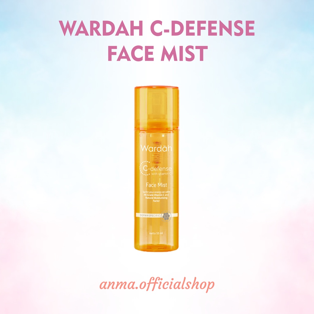 Jual Wardah C-Defense Face Mist 55 ml - Spray dengan HiGrade Vitamin C ...