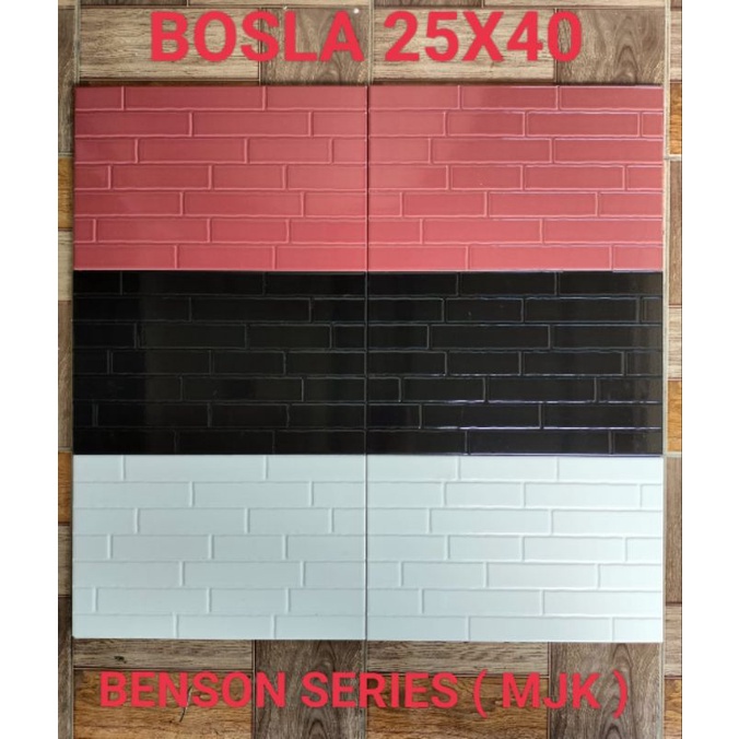 Jual Keramik Dinding Licin Bosla Benson Series Ukuran 2540 | Shopee ...