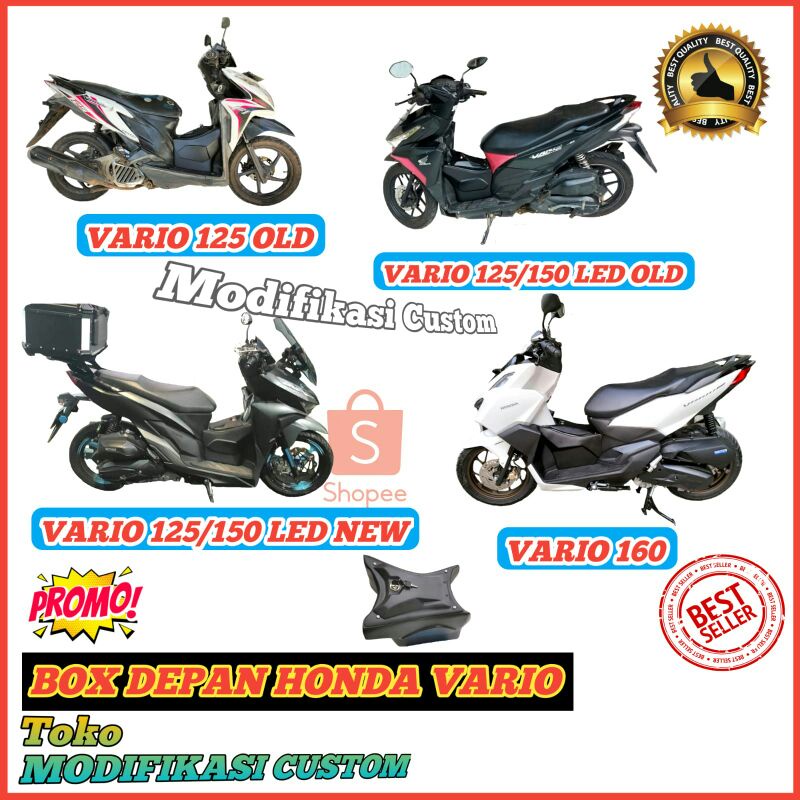 Jual BOX DEPAN HONDA VARIO 125 & 150 & 160 LED OLD DAN NEW | Shopee ...