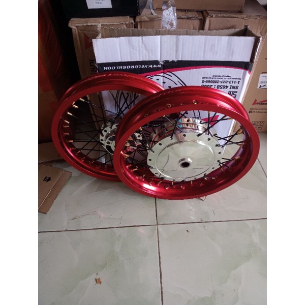 Jual velg Jari jari Mio GT 125, Mio m3/Xeon tapak lebar 215/185x14 | Shopee Indonesia