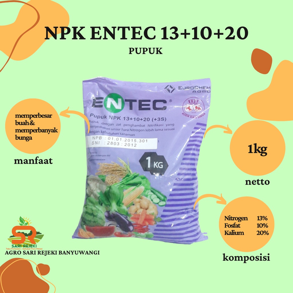 Jual PUPUK NPK ENTEC 3S 1KG | Shopee Indonesia