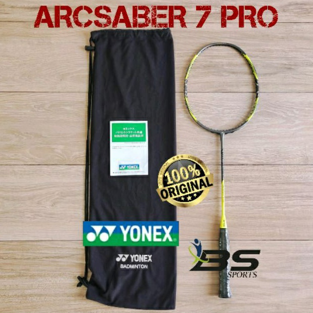Jual RAKET BADMINTON YONEX ARCSABER 7 PRO 7PRO JP CODE SERI JP ORIGINAL | Shopee Indonesia