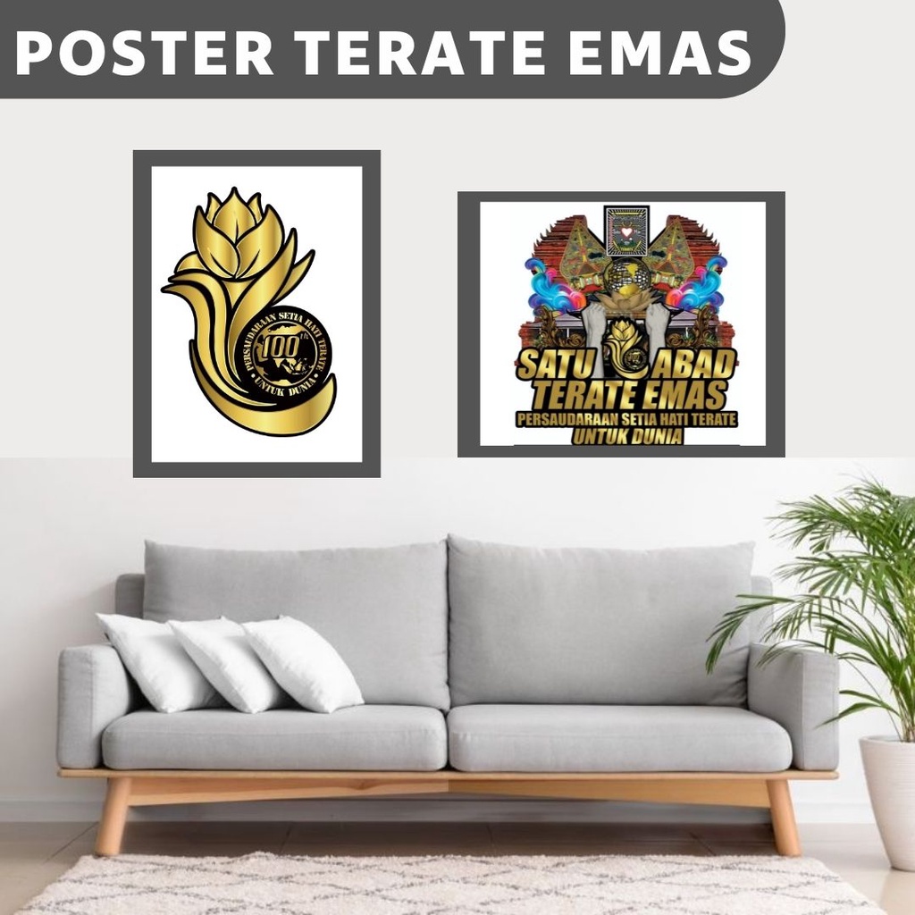 Jual STIKER SILVER TERATE EMAS PSHT SH Setia Hati | Sticker Satu Abad ...