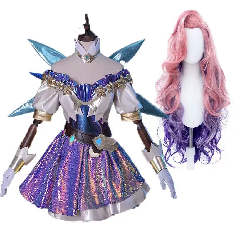 Jual Monenjoy League of Legends Seraphine Cosplay Game LOL The Starry ...
