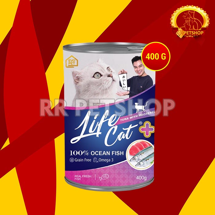 Jual Makanan Basah Kucing Life cat Plus Wet Food Kaleng 400gr | Shopee ...