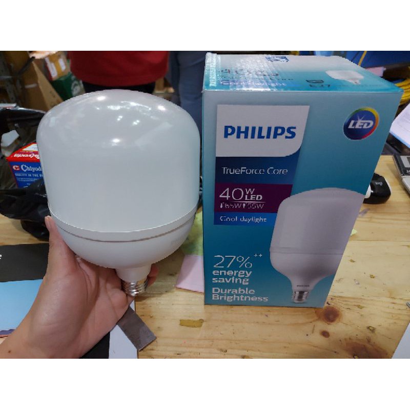 Jual Philips Bola Lampu LED 40 Watt TForce | Shopee Indonesia