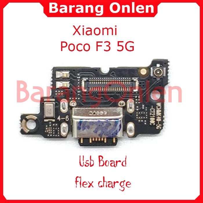 Jual Xiaomi Pocophone Poco F3 5G usb board flexible konektor cas mic ...
