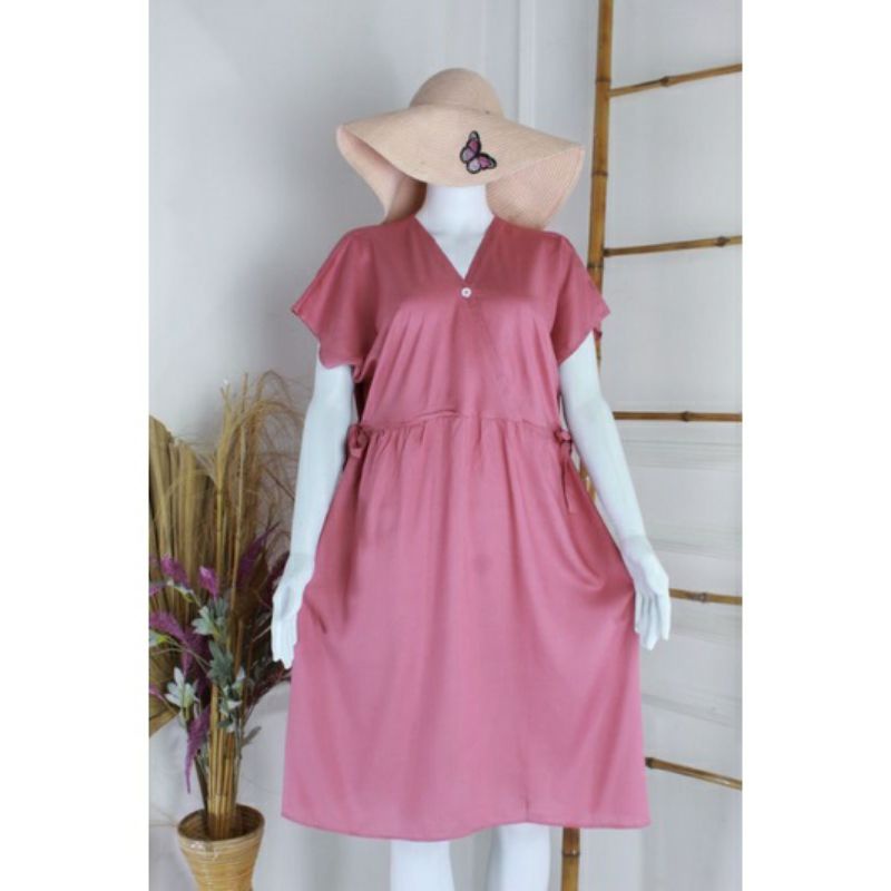 Jual DASTER KIMONO POLOS PENDEK BUSUI RAYON PREMIUM LD 120 CM | Shopee ...