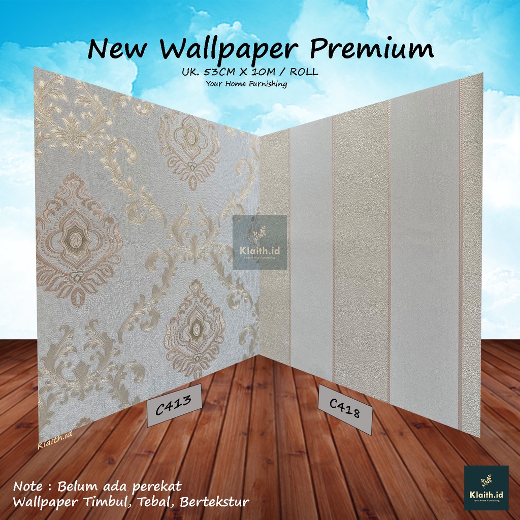 Jual [BISA COD] NEW WALLPAPER DINDING PREMIUM, Timbul, Tebal ...