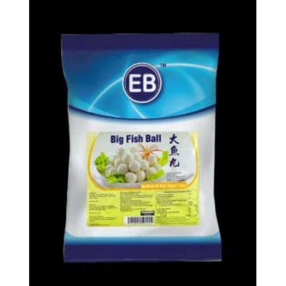 Jual Bakso Ikan Beku EB Big Fish Ball 500 gr & 1kg (Frozen) | Shopee ...
