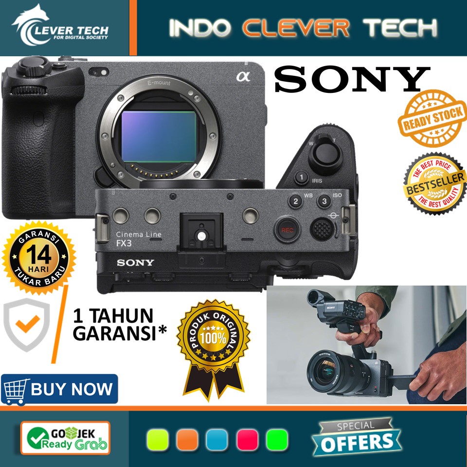 Jual Sony FX3 Full-frame Cinema Line Body Only / Sony FX3 CInema Line ...