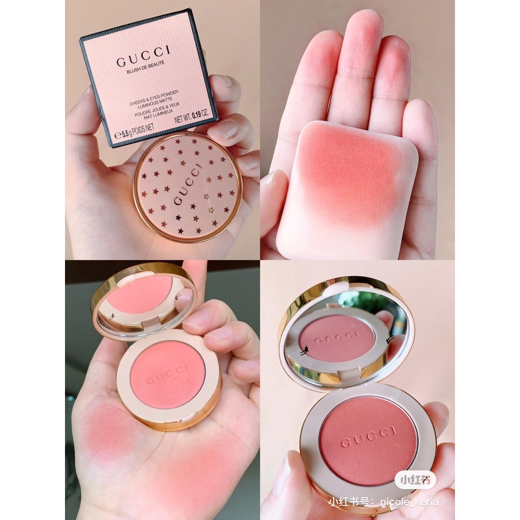 Jual Gucci Blush De Beaute Luminous Matte Blush | Shopee Indonesia