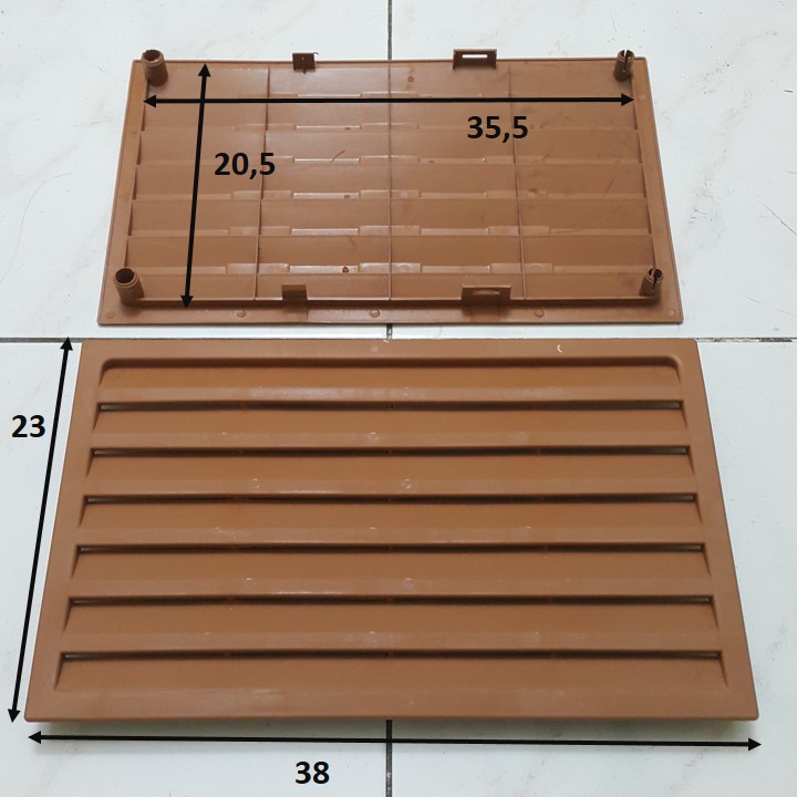 Jual Jalusi PVC / Ventilasi / Kisi-kisi udara / Penutup lubang pintu ...