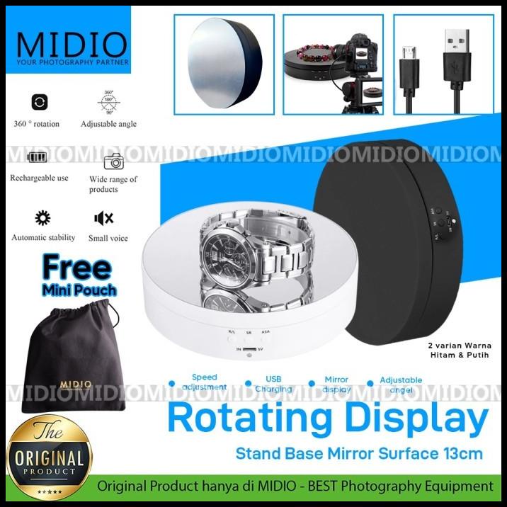 Jual Rotating Rotary Turn Table Display Putar Diameter 13 cm | Shopee ...