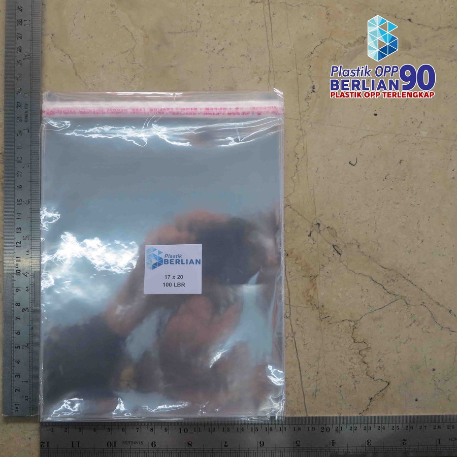 Jual 17x20 cm Plastik Opp Seal / Plastik Opp Lem Tebal 20 Micron | Shopee Indonesia