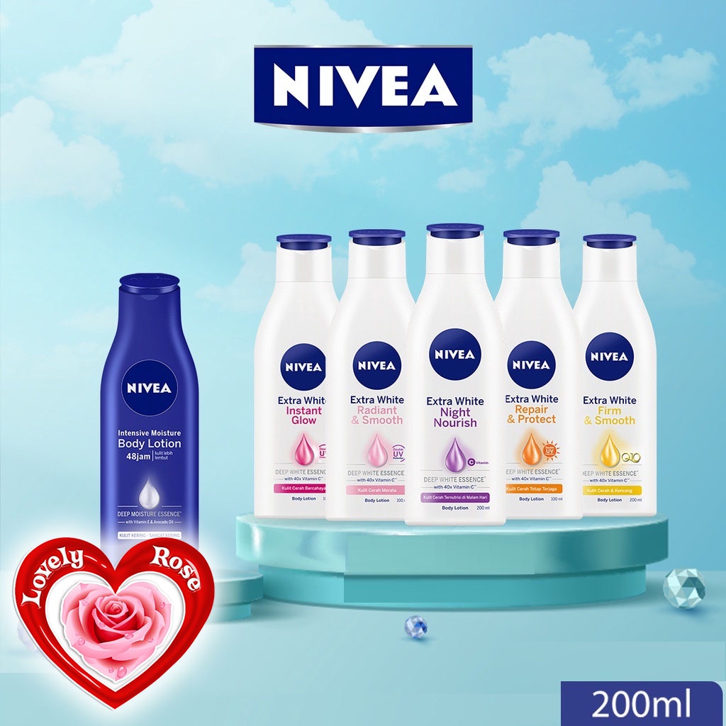 Jual NIVEA EXTRA WHITE BODY LOTION 200 ML | Shopee Indonesia