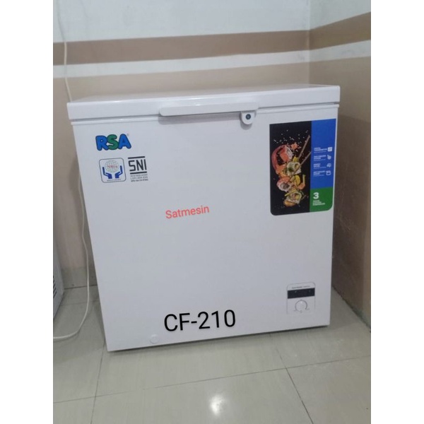 Jual chest freezer box CF-210 RSA kulkas pembeku Frozen food 199 liter cf 210 rsa | Shopee Indonesia