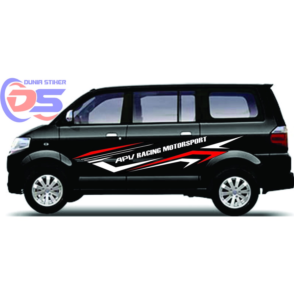 Jual Stiker Mobil Apv Stiker Apv Racing Motorsport Stiker Cutting ...