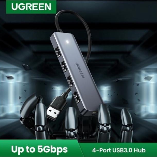 Jual UGREEN USB HUB SPLITTER USB 3.0 - 4 PORT HIGH SPEED always ready ...