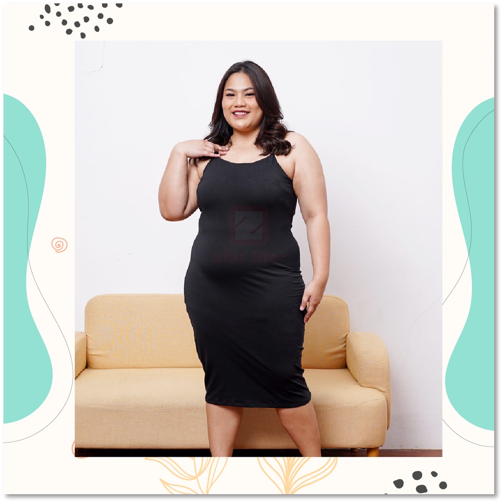 Jual Pakaian Wanita Mini Dress Jenner Oversized Jumbo Besar Ukuran XL XXL Cvc Spandex | Shopee ...