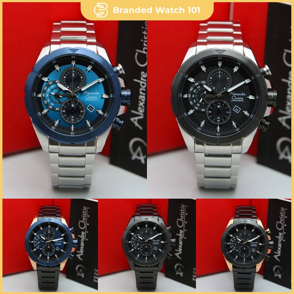 Jual ORIGINAL Jam Tangan Pria Alexandre Christie AC 6508 / AC6508 ...
