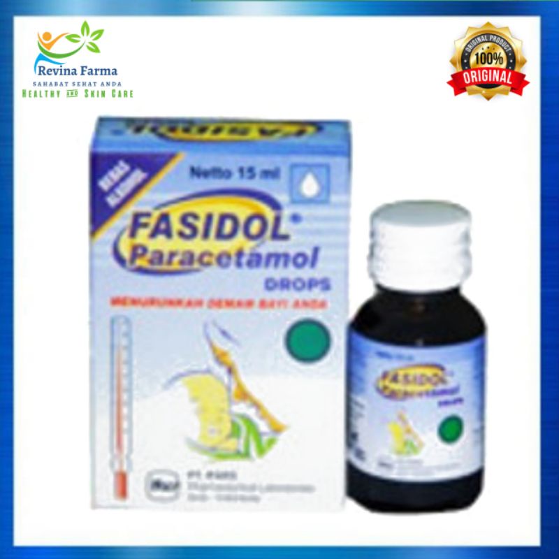 Jual Fasidol Drops 15ml rasa strawberry Obat Demam, Turun Panas, Sakit ...