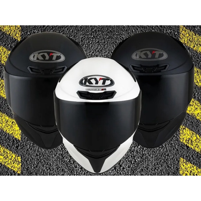 Jual HELM KYT TT COURSE-HELM KYT HITAM DOP-HELM KYT PUTIH-HELM KYT TT ...