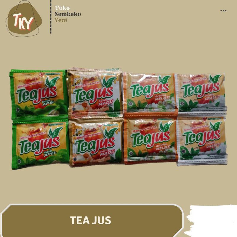 Jual Tea Jus 1 renceng (isi 10 sachet) | Shopee Indonesia
