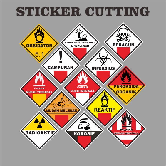 Jual Stiker Cutting Bahan Kimia Berbahaya | Shopee Indonesia