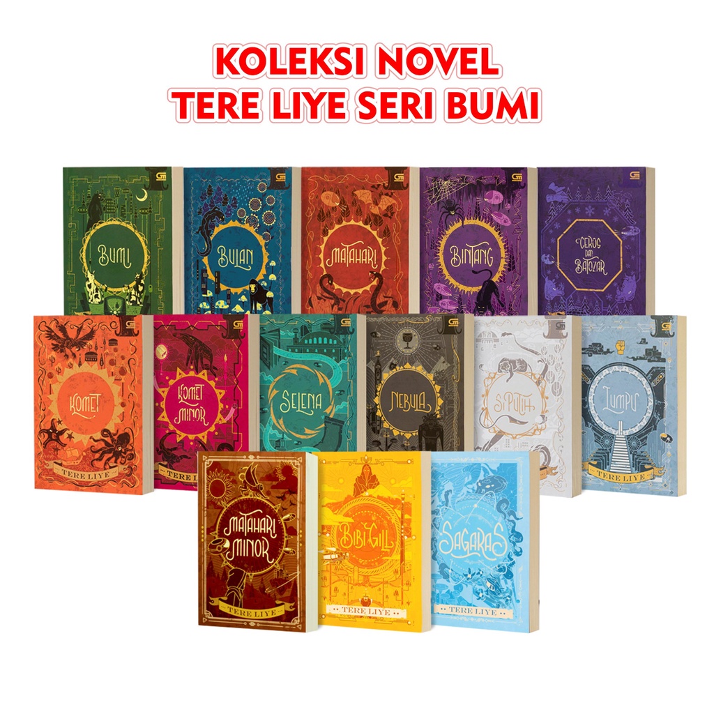 Jual Buku Novel Tere Liye Bumi Bulan Bintang Matahari Ceroz Batozar ...