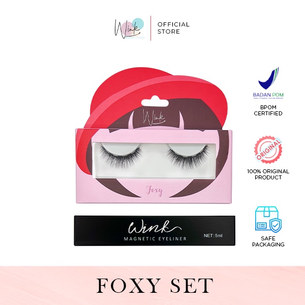 Jual Foxy SET - Wink Magnetic Eyelash & Eyeliner | Shopee Indonesia