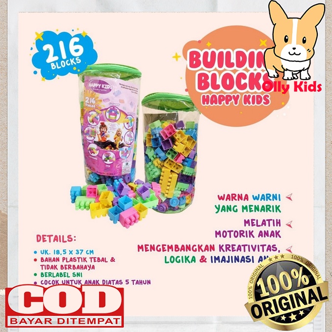 Jual MAINAN BLOCK BUILDING LEGO SUSUN ISI 216PCS BLOK SUSUN ANAK ...