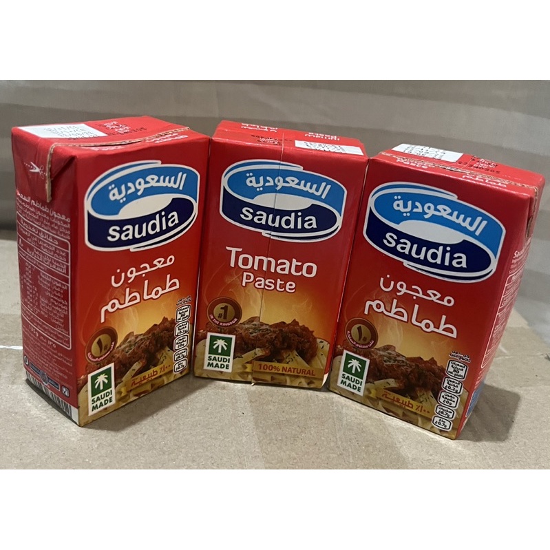 Jual SAUDIA TOMATO PASTE 135gr exp september 2025 | Shopee Indonesia