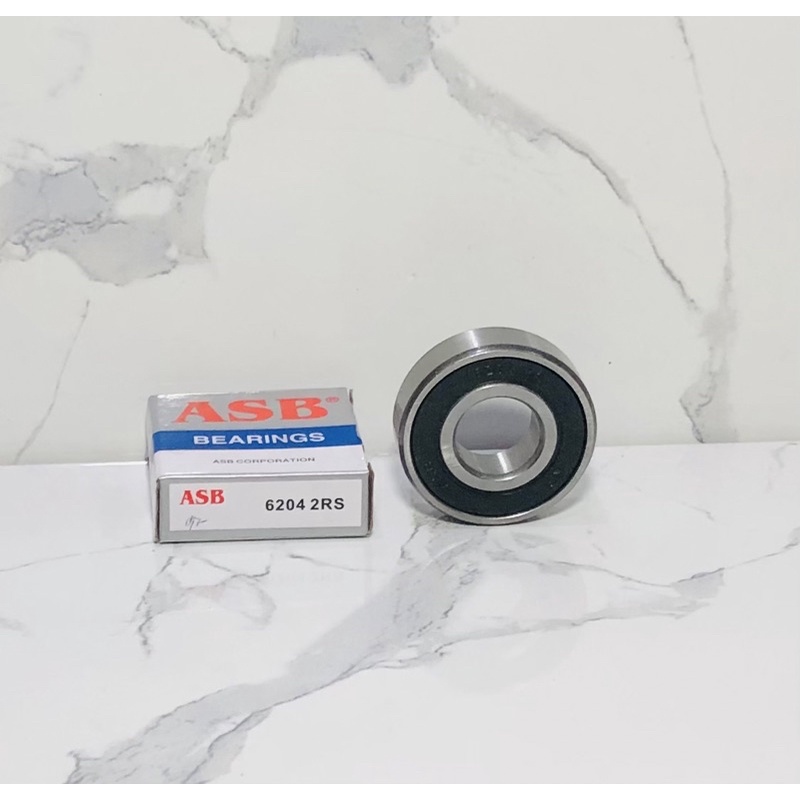 Jual Bearing ASB 6204 2RS Tutup Karet Ruber Harga Per 1 Pcs | Shopee ...